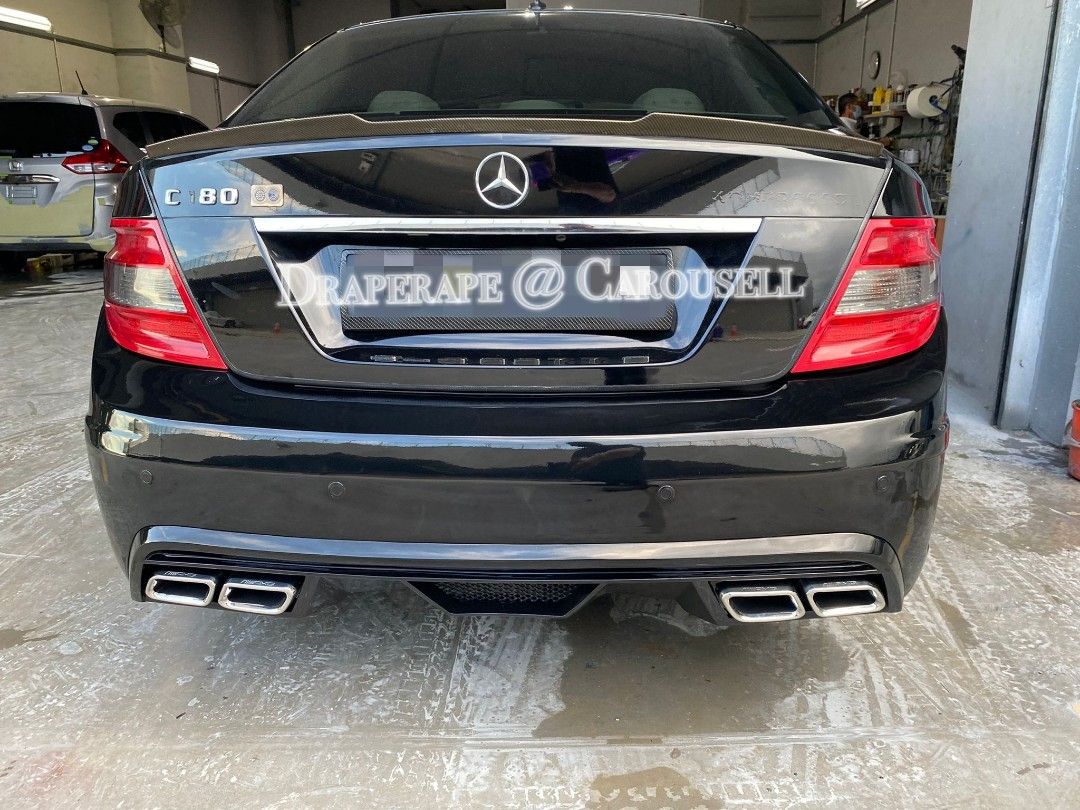 [Year End Promotion] C63 AMG Black Edition Bodykit For W204 C180 C200 ...