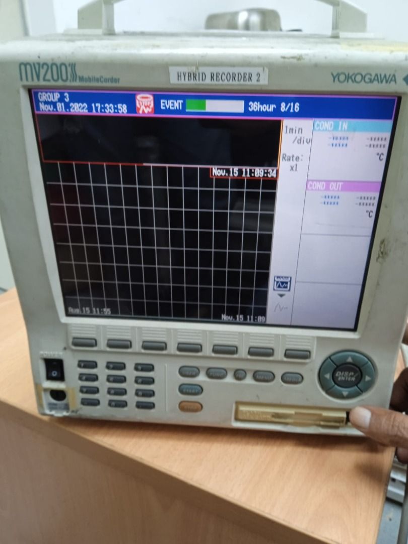 Yokogawa MV200 Mobile Corder & Web Monitoring Functions, Health ...
