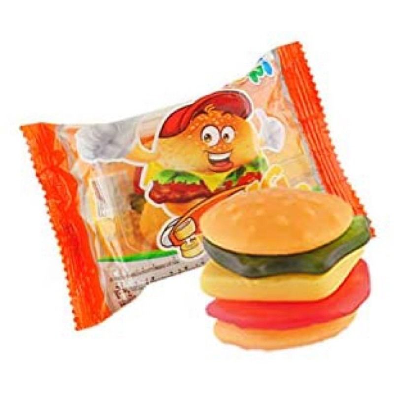 Yupi Premium Candy Chewy Yupi Gummy Mini Burger Pizza Standard Sweets ...