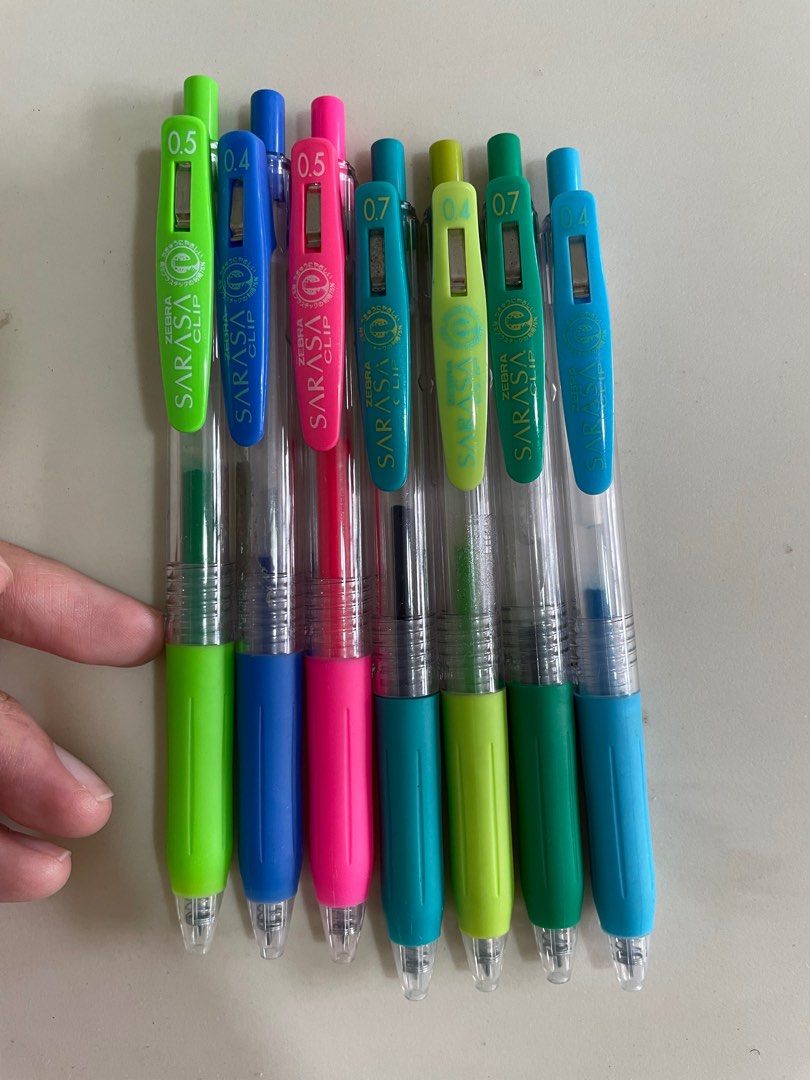 Zebra Sarasa pens, Hobbies & Toys, Stationary & Craft, Craft Supplies ...