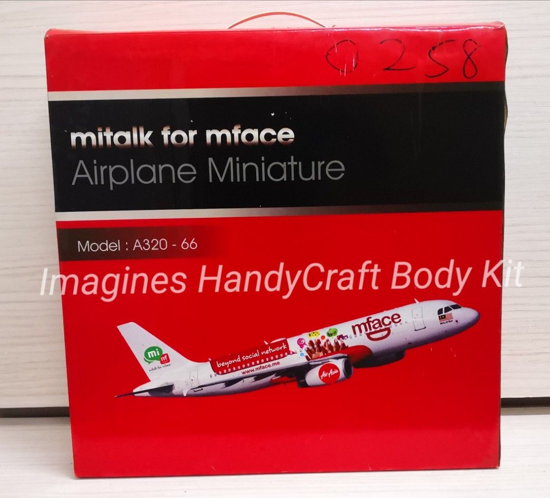 1:64 Airplane A320 MFace Limited Edition, Hobbies & Toys, Toys & Games on Carousell