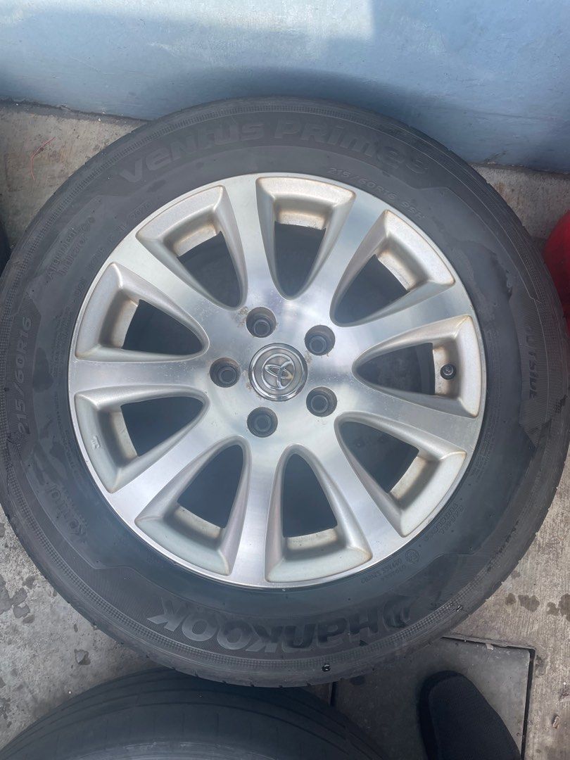 16 inch rims and tyre 5x114.3, Car Accessories, Tyres & Rims on Carousell