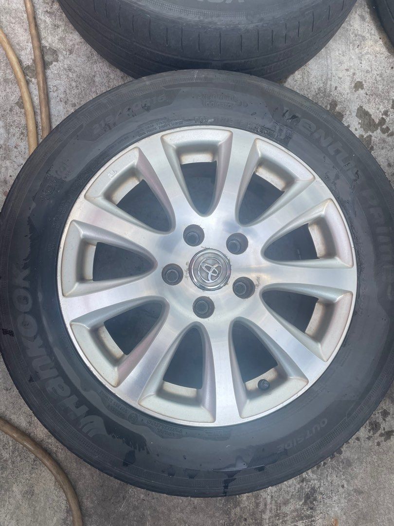 16 inch rims and tyre 5x114.3, Car Accessories, Tyres & Rims on Carousell
