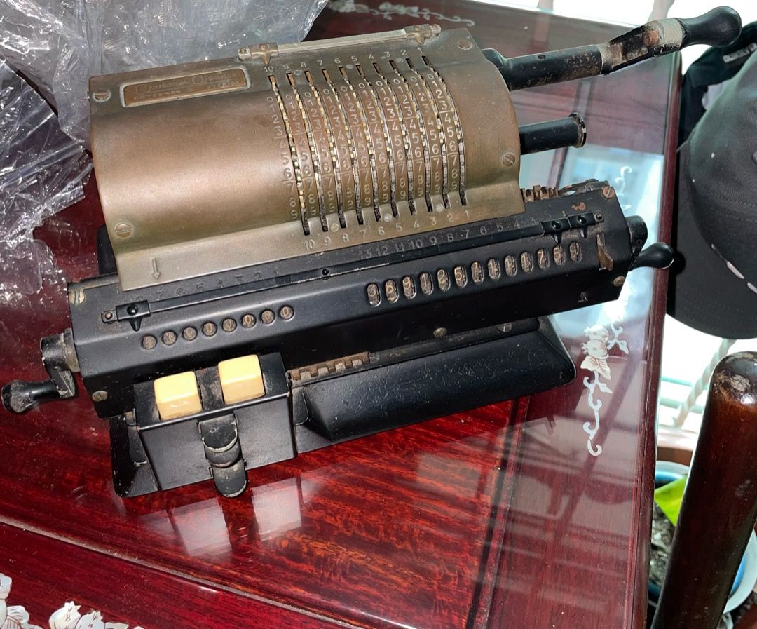 1930s Original Odhner Goteborg Sweden Golden Antique Mechanical ...