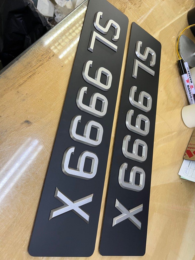 1 hour Express car plate maker, Car Accessories, Car Plates on Carousell