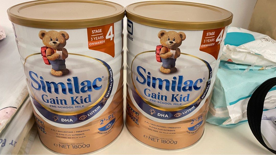 Similac stage 4 milk powder 1800g, Babies & Kids, Nursing & Feeding ...