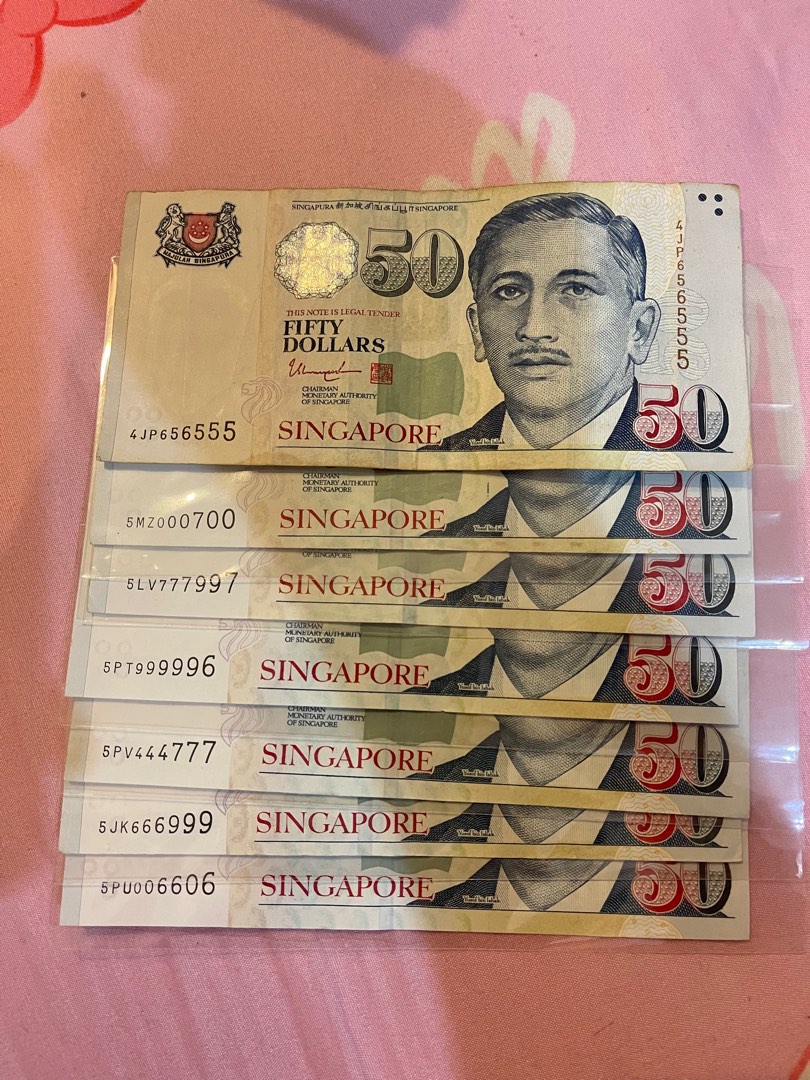 $50 notes with unique serial numbers, Hobbies & Toys, Memorabilia ...