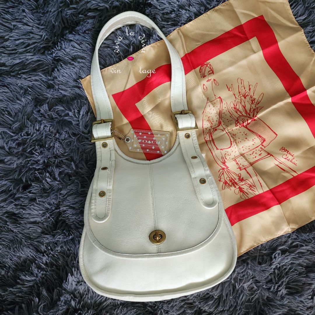 60s 70s Beautiful Vintage COACH Bonnie Cashin Pre Creed CRESCENT Saddle ...