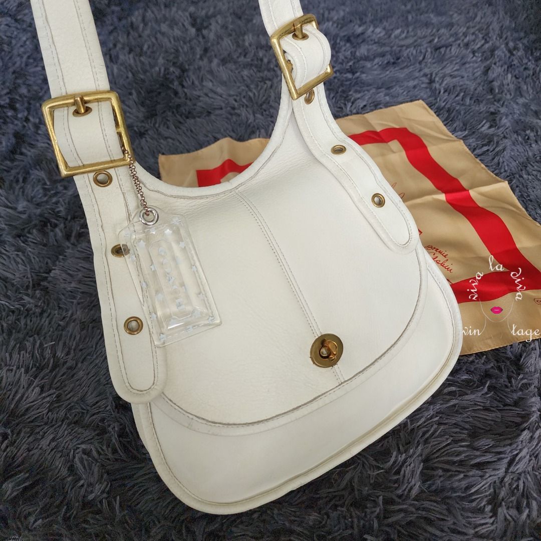 60s 70s Beautiful Vintage COACH Bonnie Cashin Pre Creed CRESCENT Saddle ...