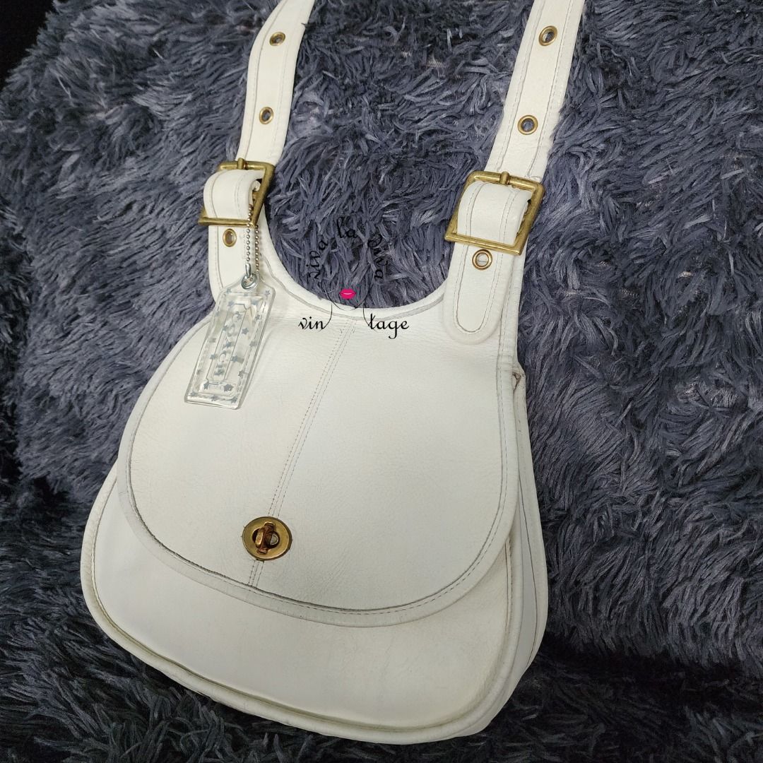 60s 70s Beautiful Vintage COACH Bonnie Cashin Pre Creed CRESCENT Saddle ...