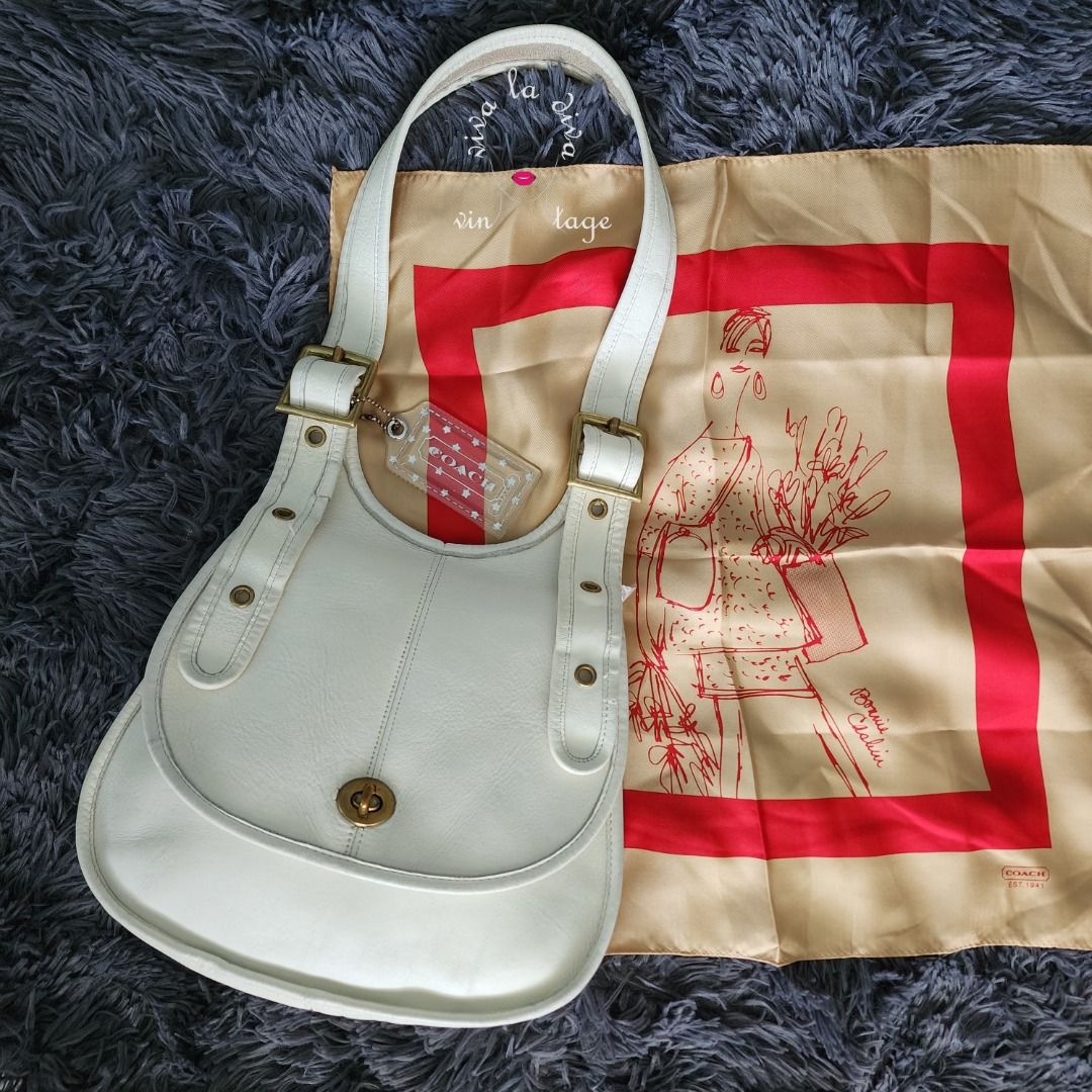 60s 70s Beautiful Vintage COACH Bonnie Cashin Pre Creed CRESCENT Saddle ...