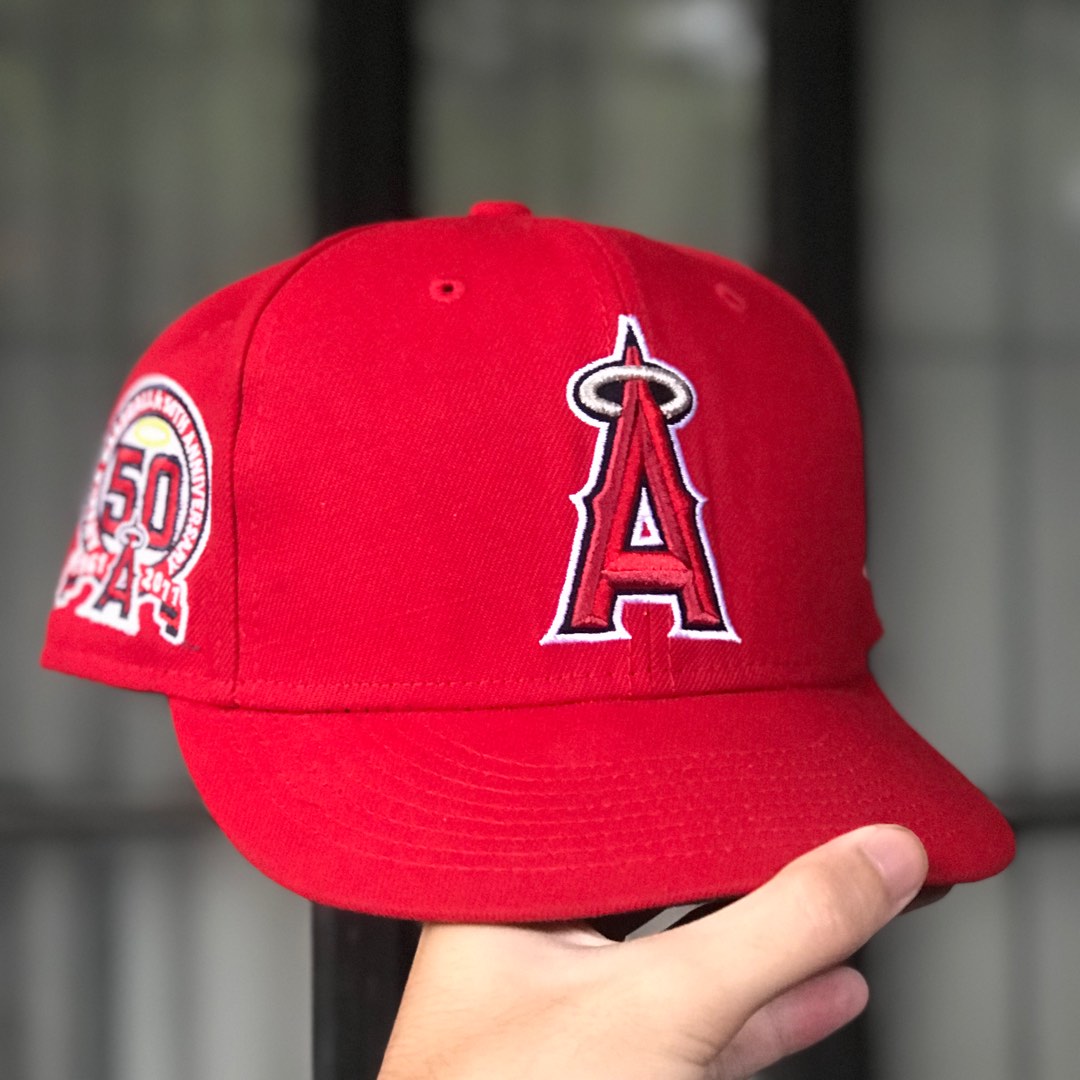 7 1/4 Angels Fitted Hat New Era, Men's Fashion, Watches & Accessories ...