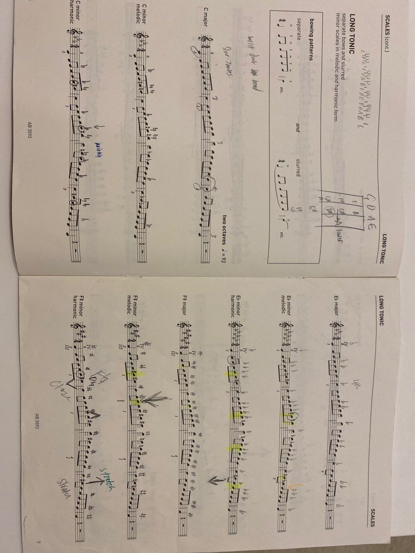 ABRSM Grade 6 Violin Scales And Arpeggios Hobbies Toys Music