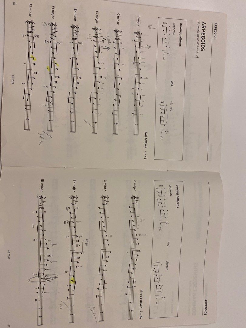 Abrsm Grade 6 Violin Scales And Arpeggios Hobbies And Toys Music