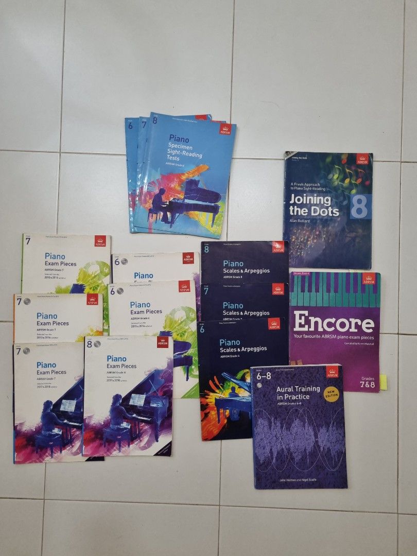 ABRSM Grades 6 7 8 Piano Scores, Hobbies & Toys, Music & Media, Music ...