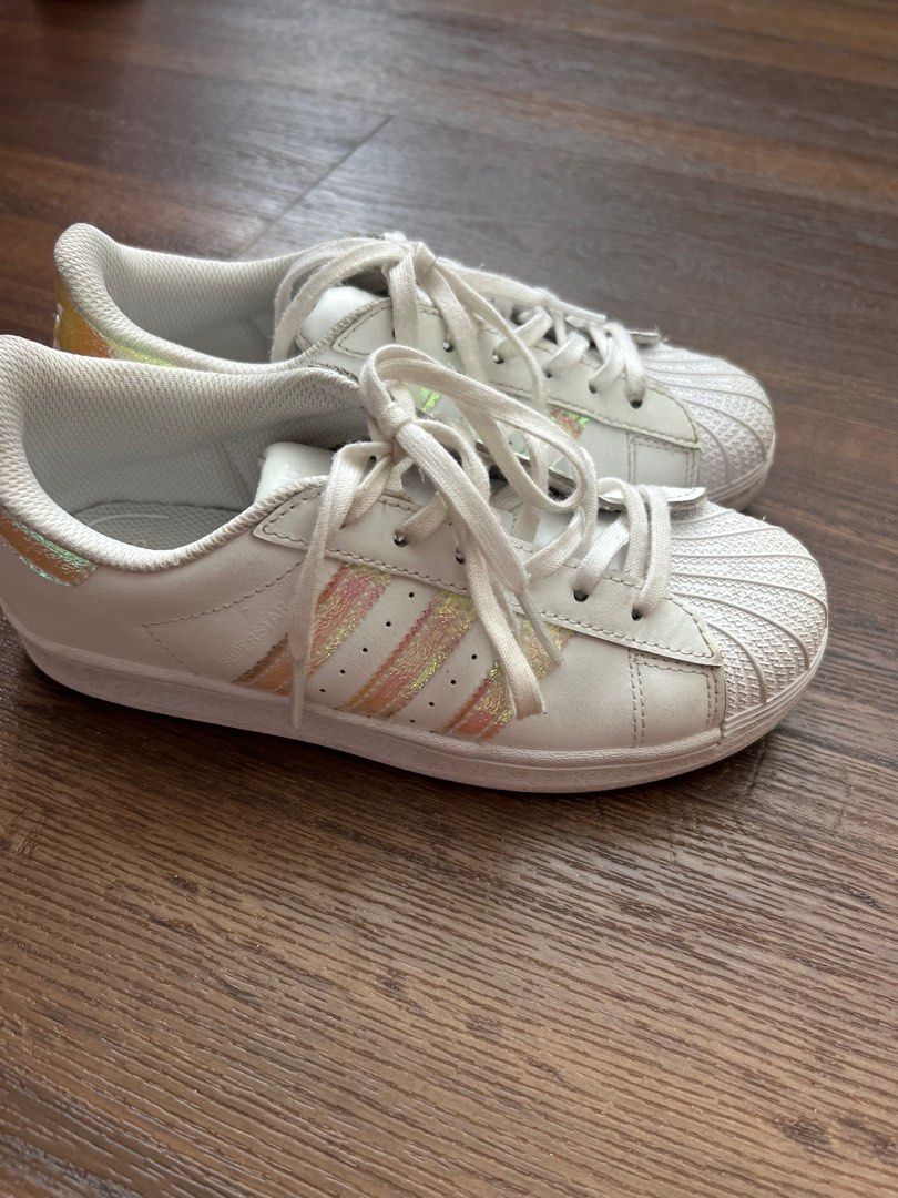 Adidas Superstar girls sneakers, Babies & Kids, Babies & Kids Fashion ...