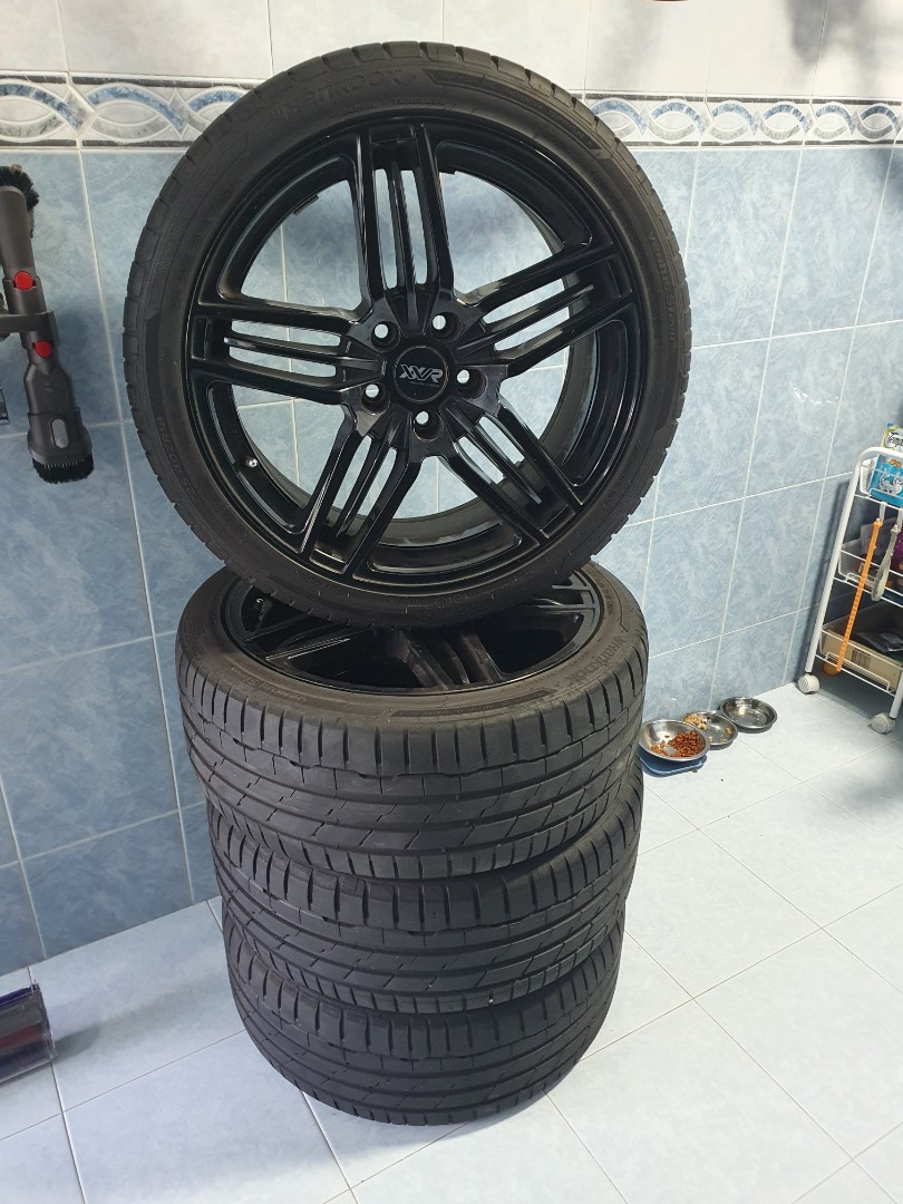 As It Is 18" Used Sports Rim with Tyres, Car Accessories, Tyres & Rims ...