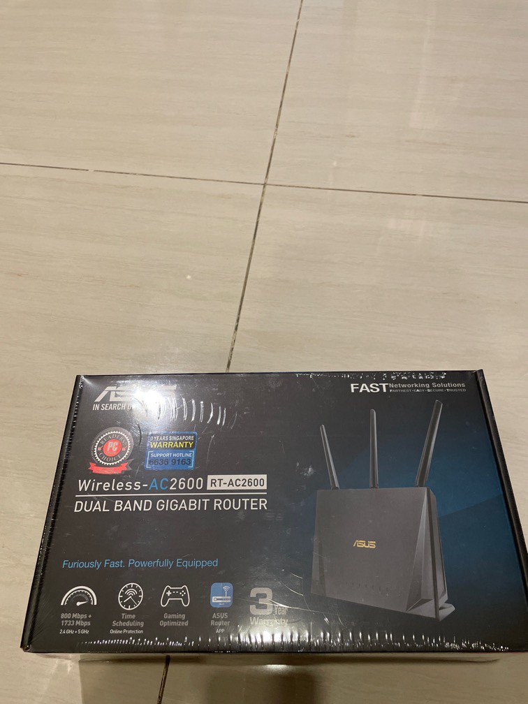 ASUS Wireless - AC2600 Dual Band Gigabit Router, Computers & Tech ...
