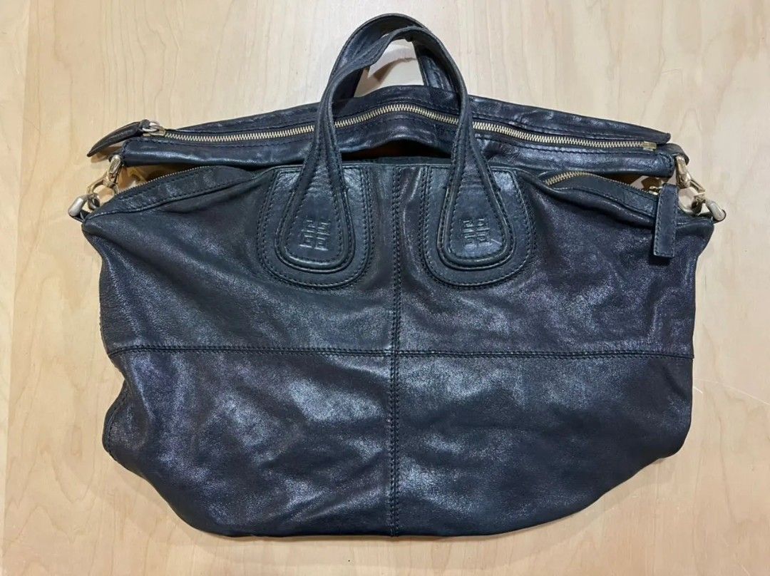 AUTHENTIC GIVENCHY Nightingale Bag-Black Size: Top 50 Bottom 35 x 30 x ...