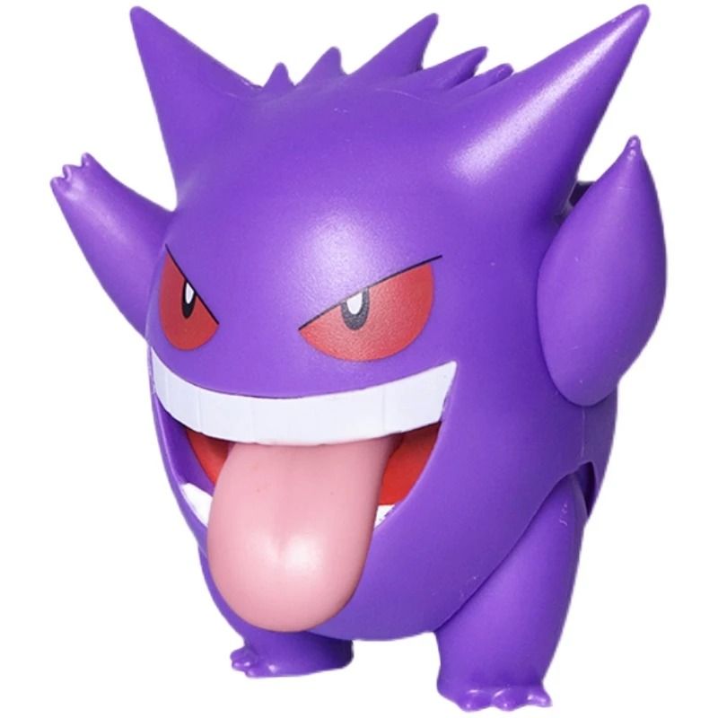 Authentic Takara Tomy Large Gengar Tongue Out Ornament Model Hand-made ...