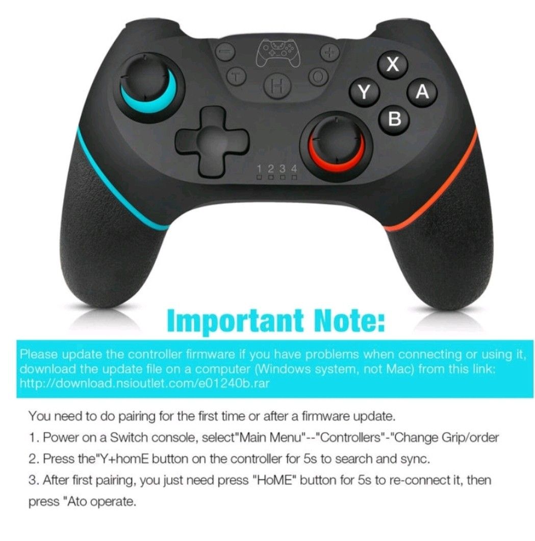 B5) wireless controller for N-SL, Video Gaming, Gaming Accessories, Controllers on Carousell