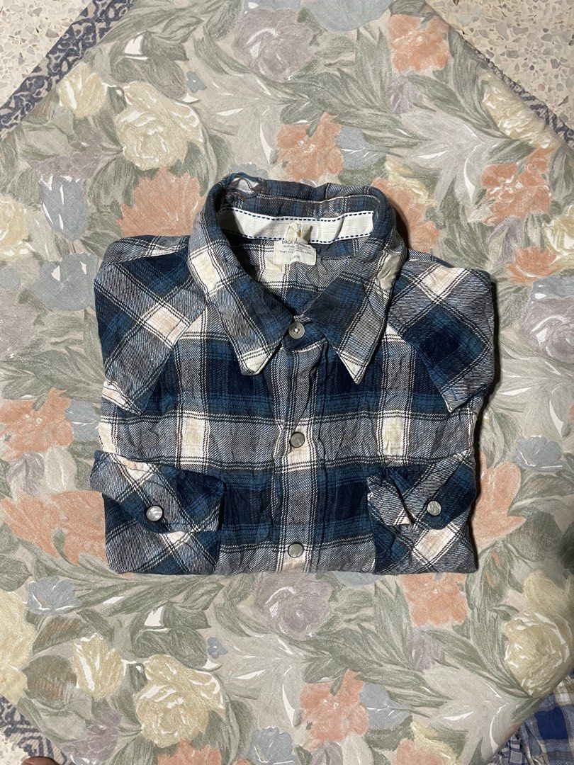 Back Number Flannel Shirt, Men's Fashion, Tops & Sets, Formal Shirts on ...