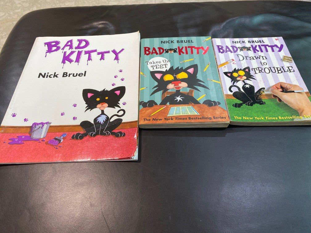 Bad kitty books by Nick Bruel, Everything Else on Carousell