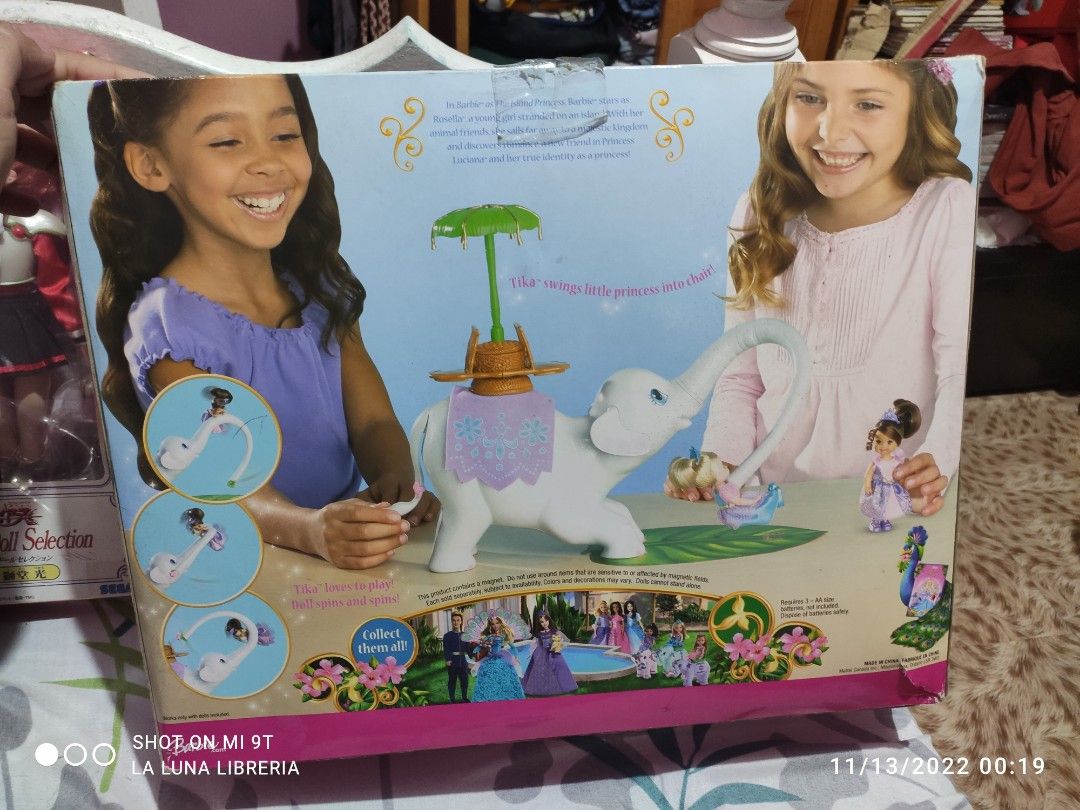 Barbie The Island Princess - Swing & Twirl Tika + Kelly Mattel Doll ...