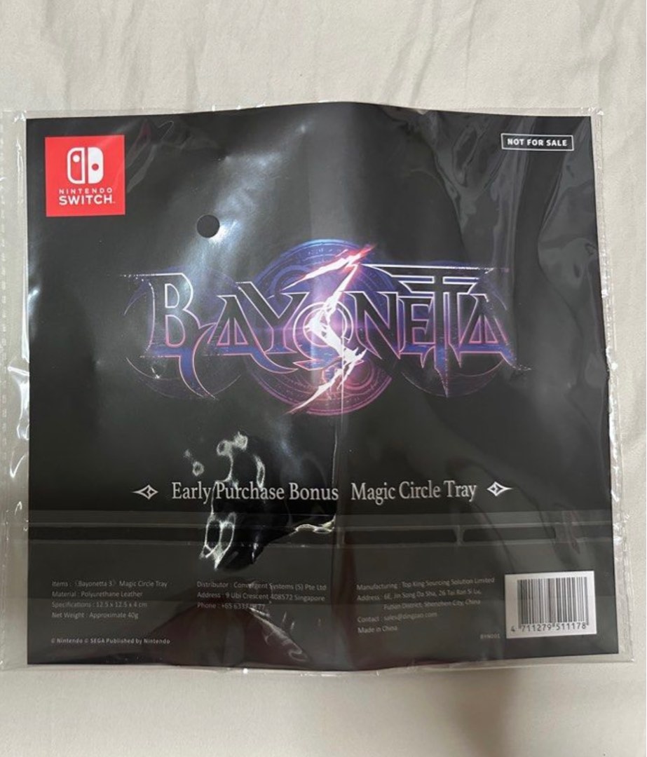 Bayonetta 3 Magic Circle Tray, Video Gaming, Video Games, Nintendo on ...