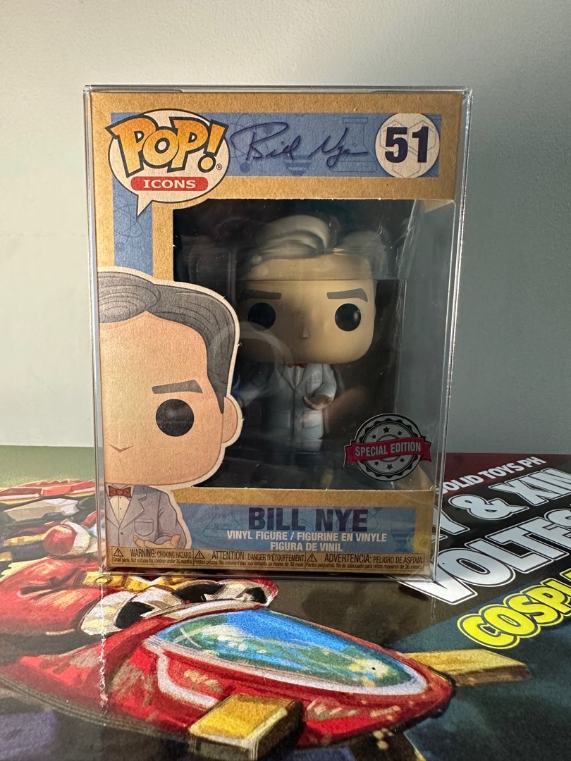 Bill Nye with Globe Funko, Hobbies & Toys, Toys & Games on Carousell
