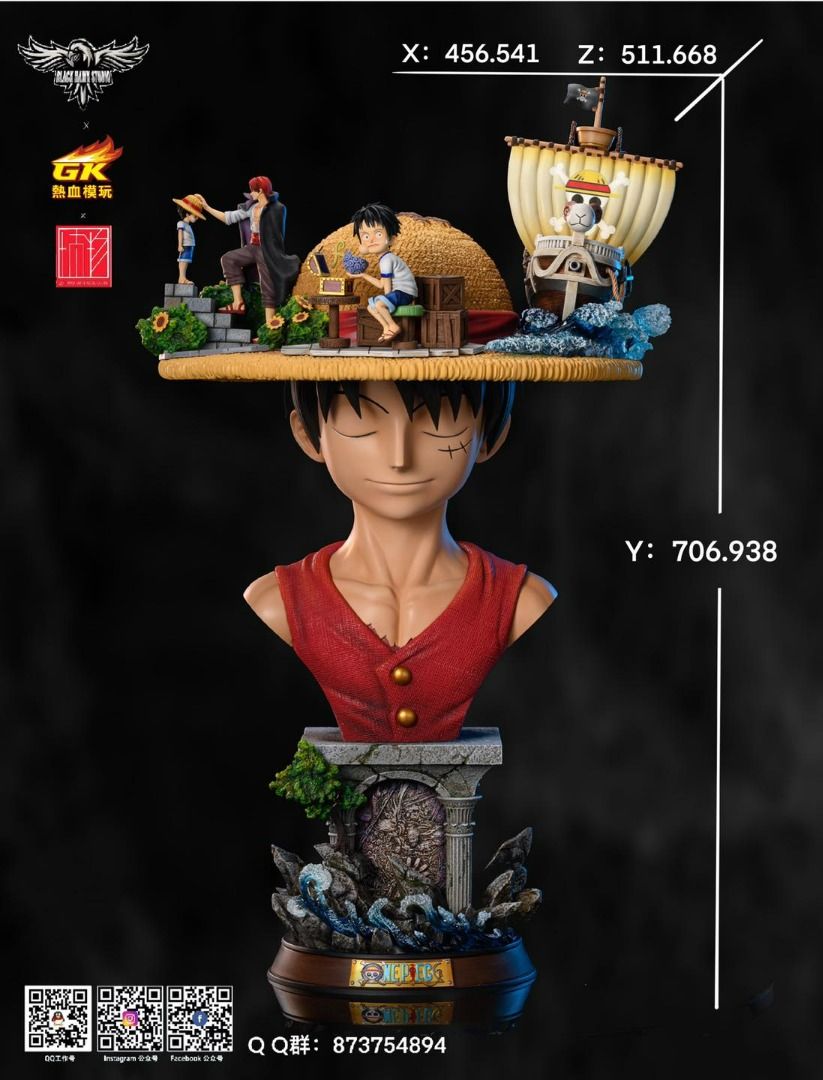 Black Hawk Studio - One Piece Memory Series 01 - Luffy Bust, Hobbies ...