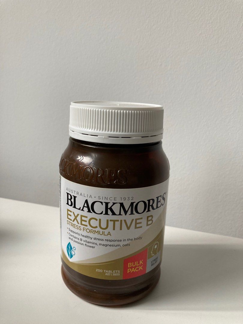 Blackmores Executive Vitamin B formula, Health & Nutrition, Health ...
