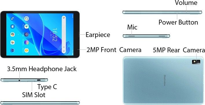 Blackview Tab 6 ( 3/32 ) Free Book Cover, Mobile Phones & Gadgets ...