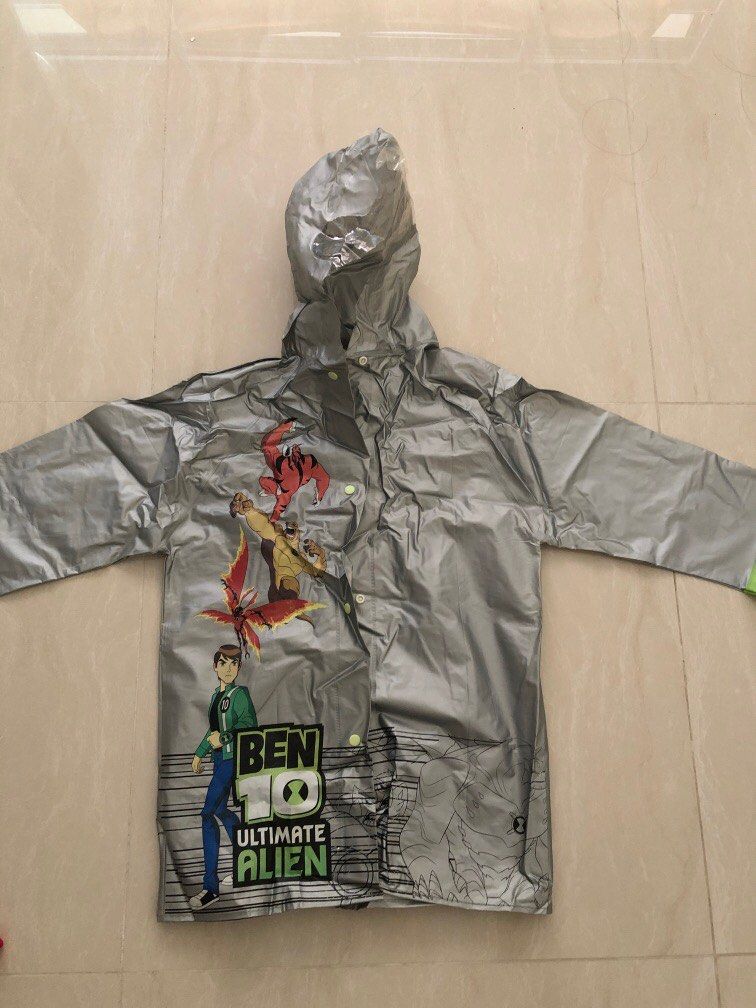 Boy Ben 10 raincoat, Babies & Kids, Babies & Kids Fashion on Carousell