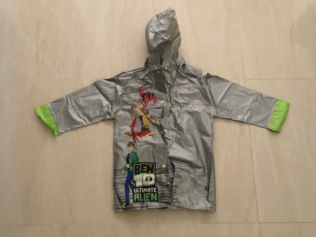 Boy Ben 10 raincoat, Babies & Kids, Babies & Kids Fashion on Carousell