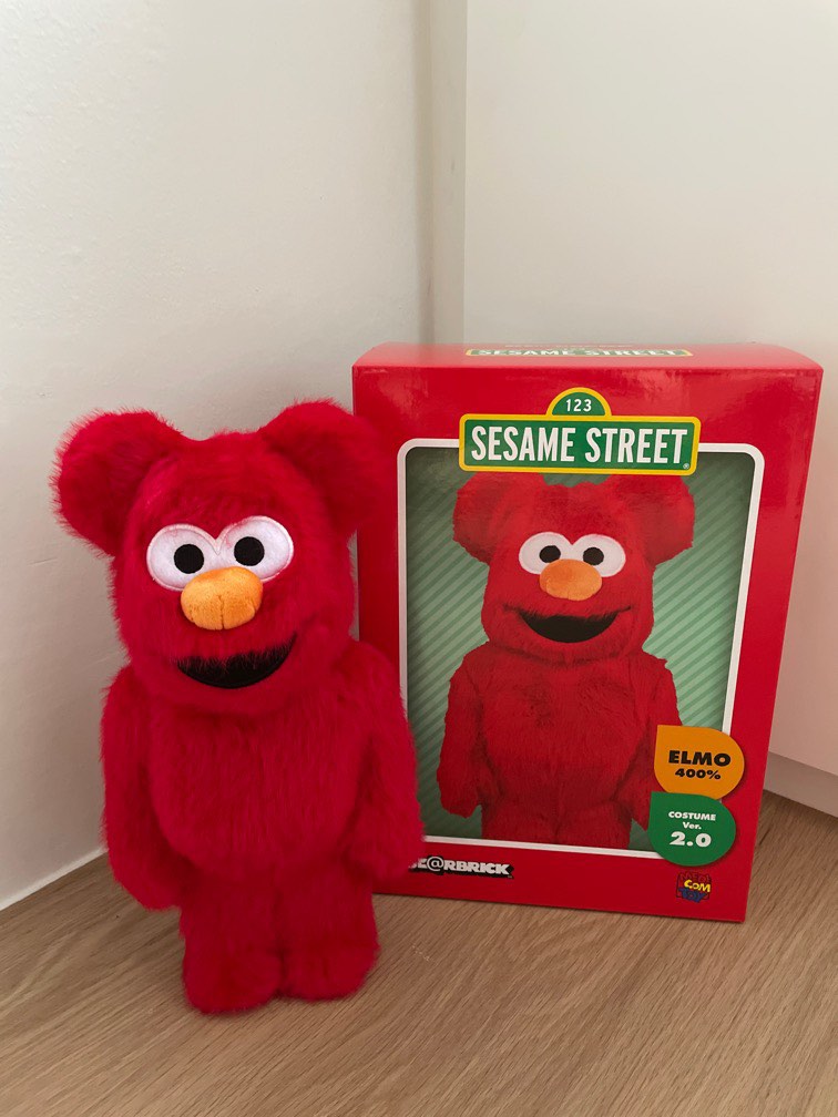 Brand new Elmo Bearbrick 400%, Hobbies & Toys, Toys & Games on Carousell