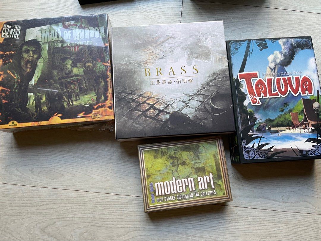 [Bundle] Brass Birmingham; Taluva; Mall of Horror; Modern Art Board ...