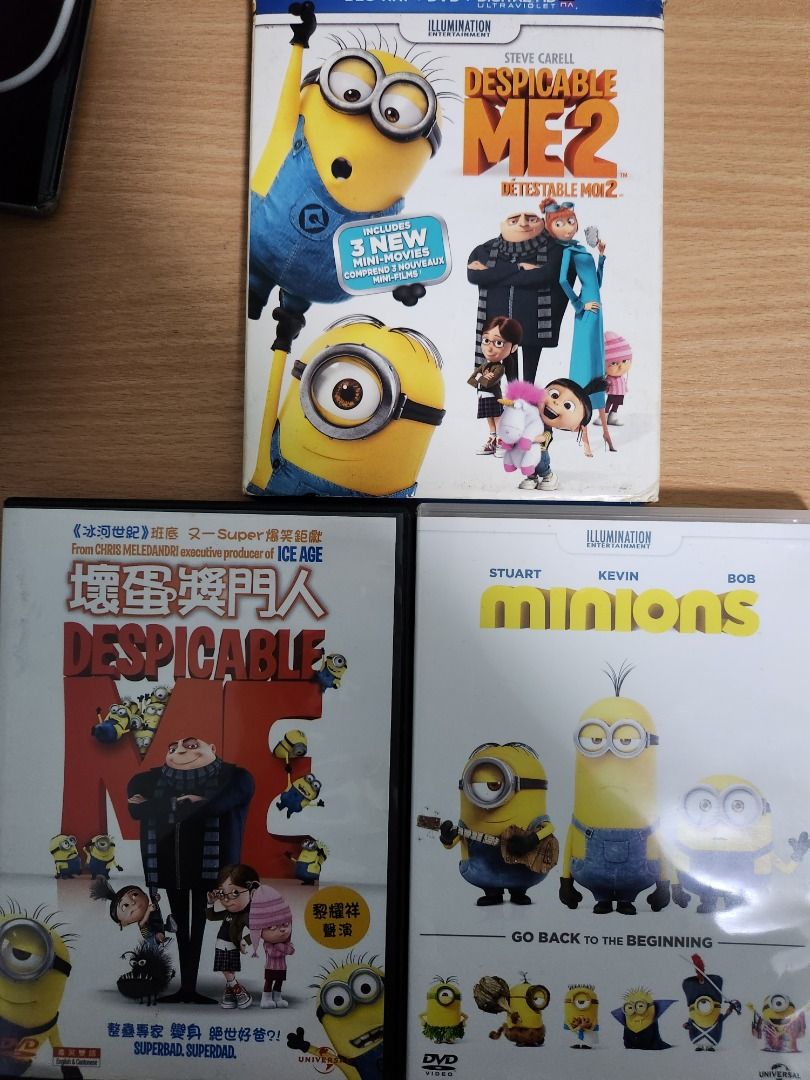 Bundle of Minions Movies, Hobbies & Toys, Music & Media, CDs & DVDs on ...
