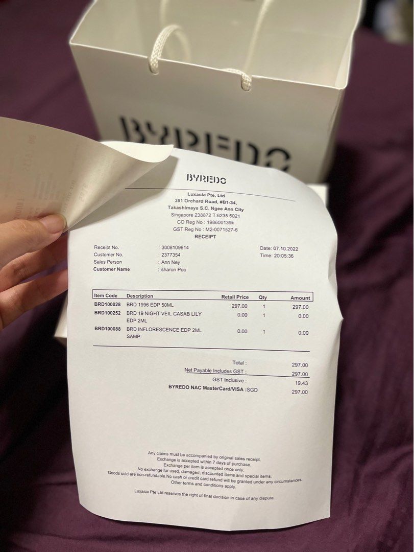 Byredo 1996 EDP, Beauty & Personal Care, Fragrance & Deodorants on ...