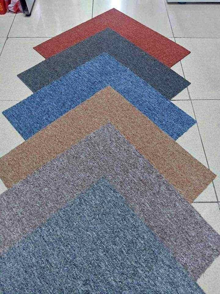 Carpet tiles 50cm x 50cm, Furniture & Home Living, Home Decor, Carpets, Mats & Flooring on Carousell
