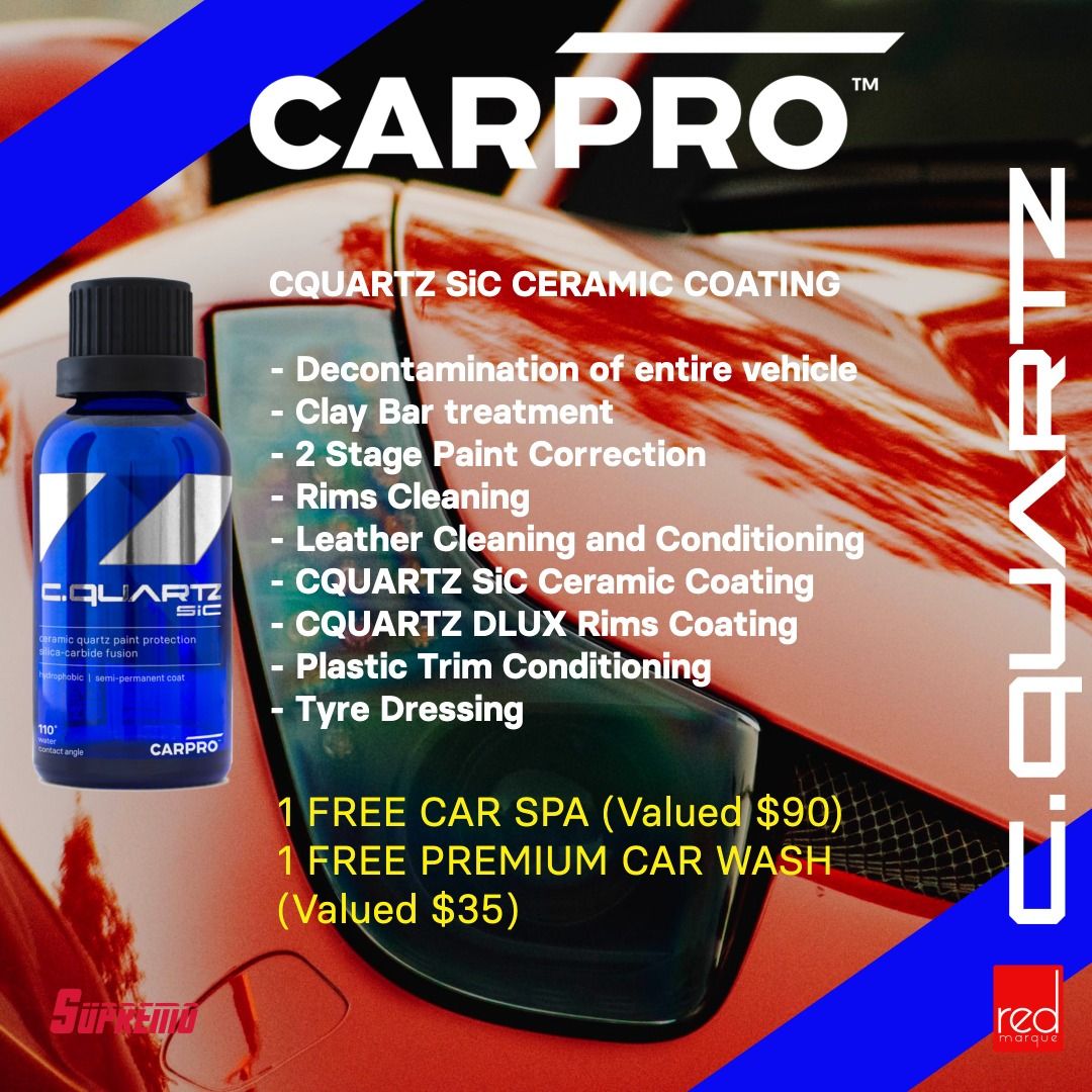 CARPRO SiC Ceramic Coating, Car Accessories, Car Workshops & Services on Carousell