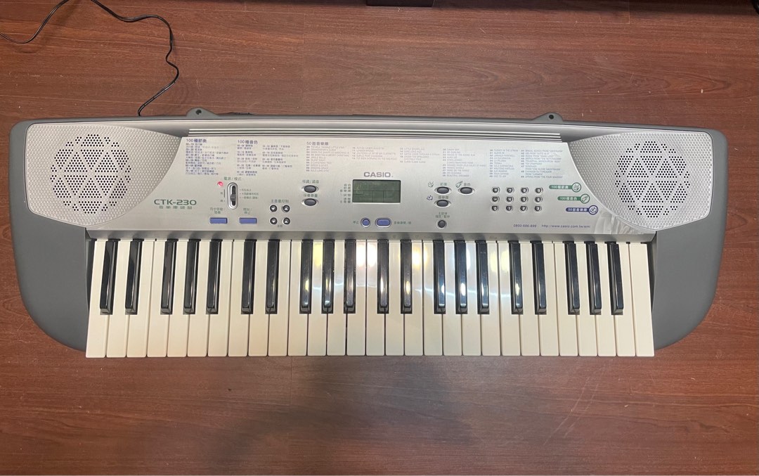CASIO CTK-230電子琴 CASIO (卡西歐）電子琴 CTK-230 二手CASIO電子琴, 書籍、休閒與玩具, 樂器、音樂相關, 樂器在旋轉拍賣