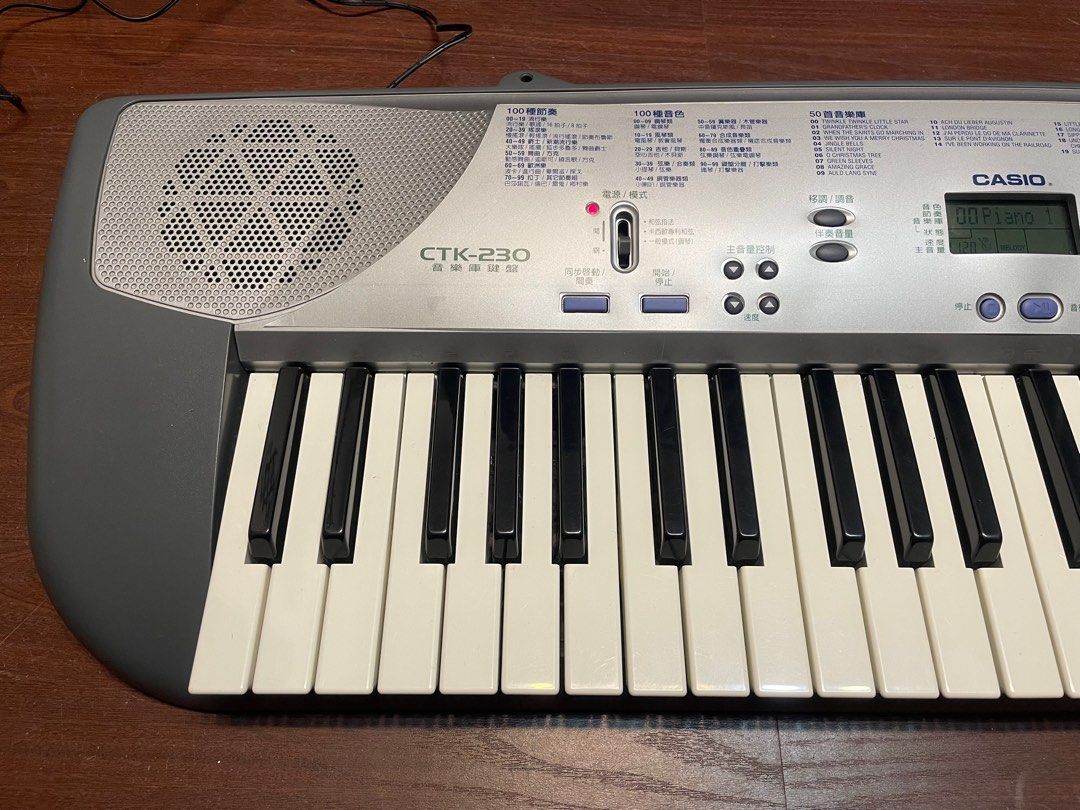 CASIO CTK-230電子琴 CASIO (卡西歐）電子琴 CTK-230 二手CASIO電子琴, 書籍、休閒與玩具, 樂器、音樂相關, 樂器在旋轉拍賣