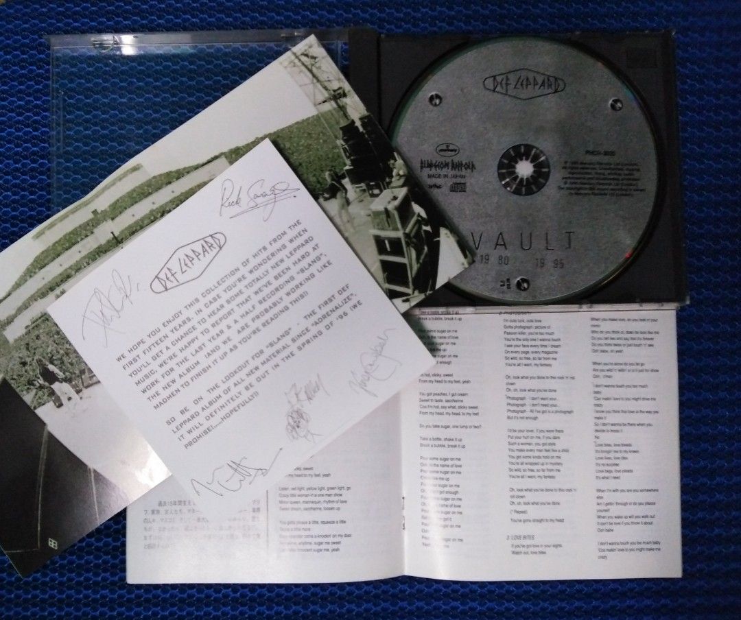 CD Def Leppard - Vault : Greatest Hits 1980-1995 (Japanese Pressing CD ...