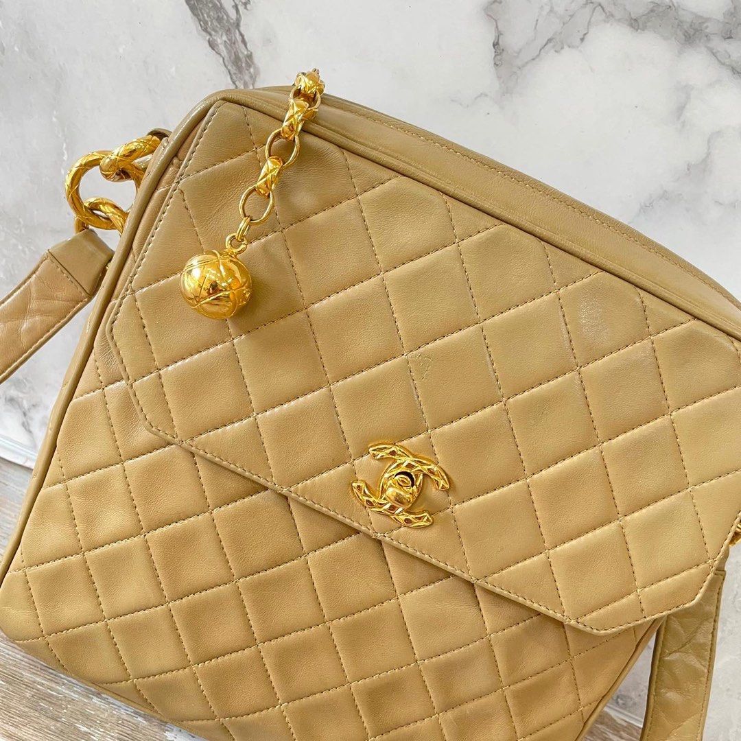 Chanel Gold Ball Crossbody Bag, Luxury, Bags & Wallets on Carousell