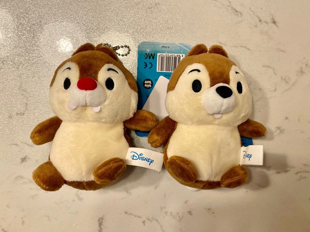 Chip n dale plush keychain, Hobbies & Toys, Toys & Games on Carousell