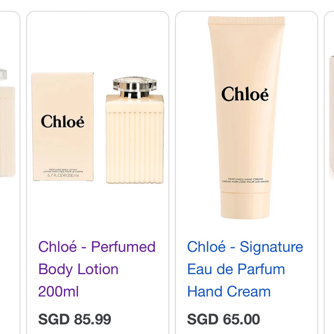 Chloe perfumed body lotion 200ml, Beauty & Personal Care, Bath & Body ...