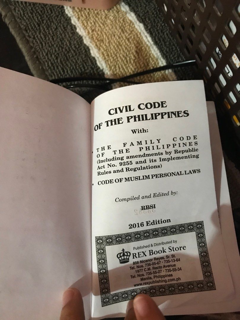 Civil code hardbound, Hobbies & Toys, Books & Magazines, Textbooks on ...