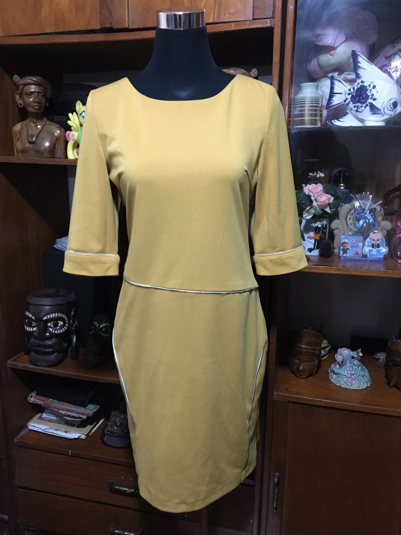 CLN yellow dress, Women's Fashion, Dresses & Sets, Dresses on Carousell