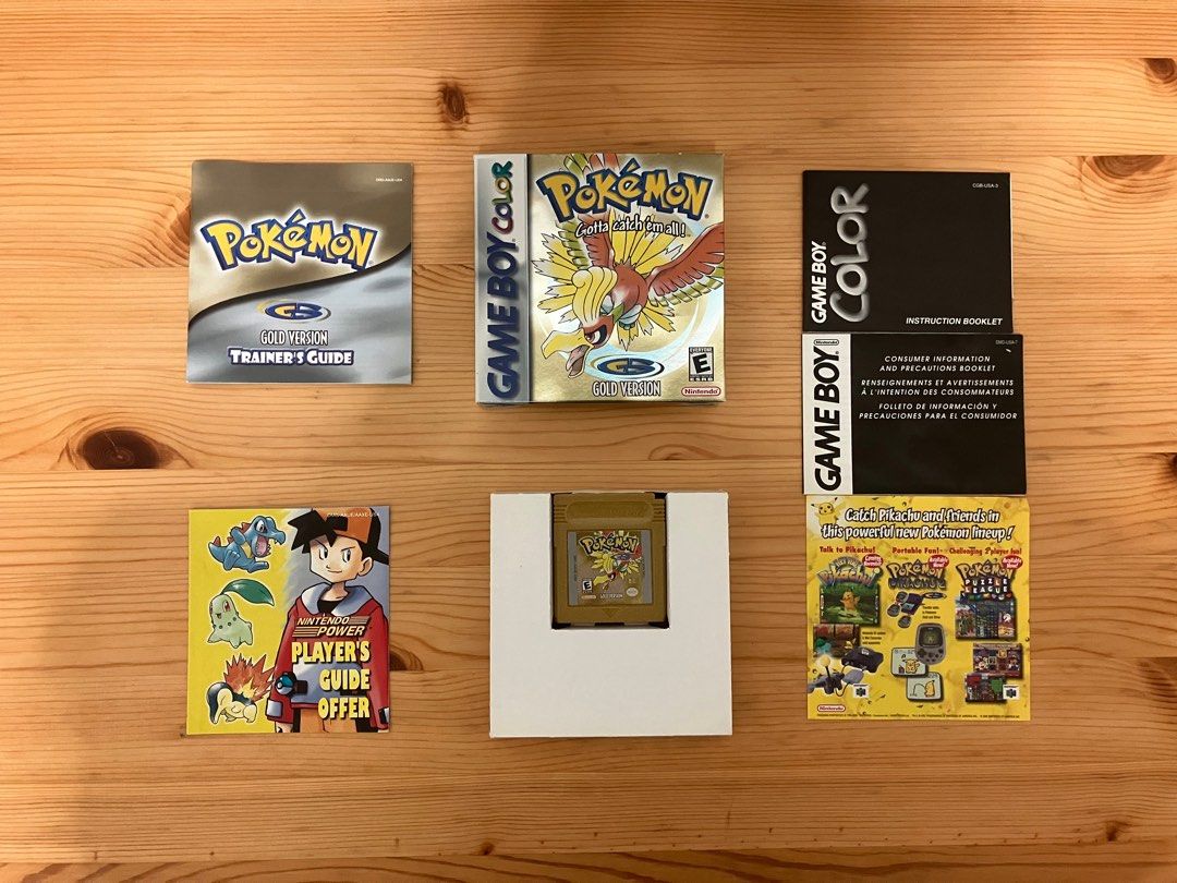 CIB Pokemon Gold GameBoy Color., Video Gaming, Video Games, Nintendo on ...